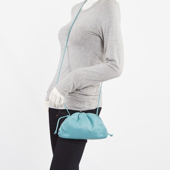 Bottega Veneta | Bags | Bottega Veneta Light Blue Nappa Leather Mini ...